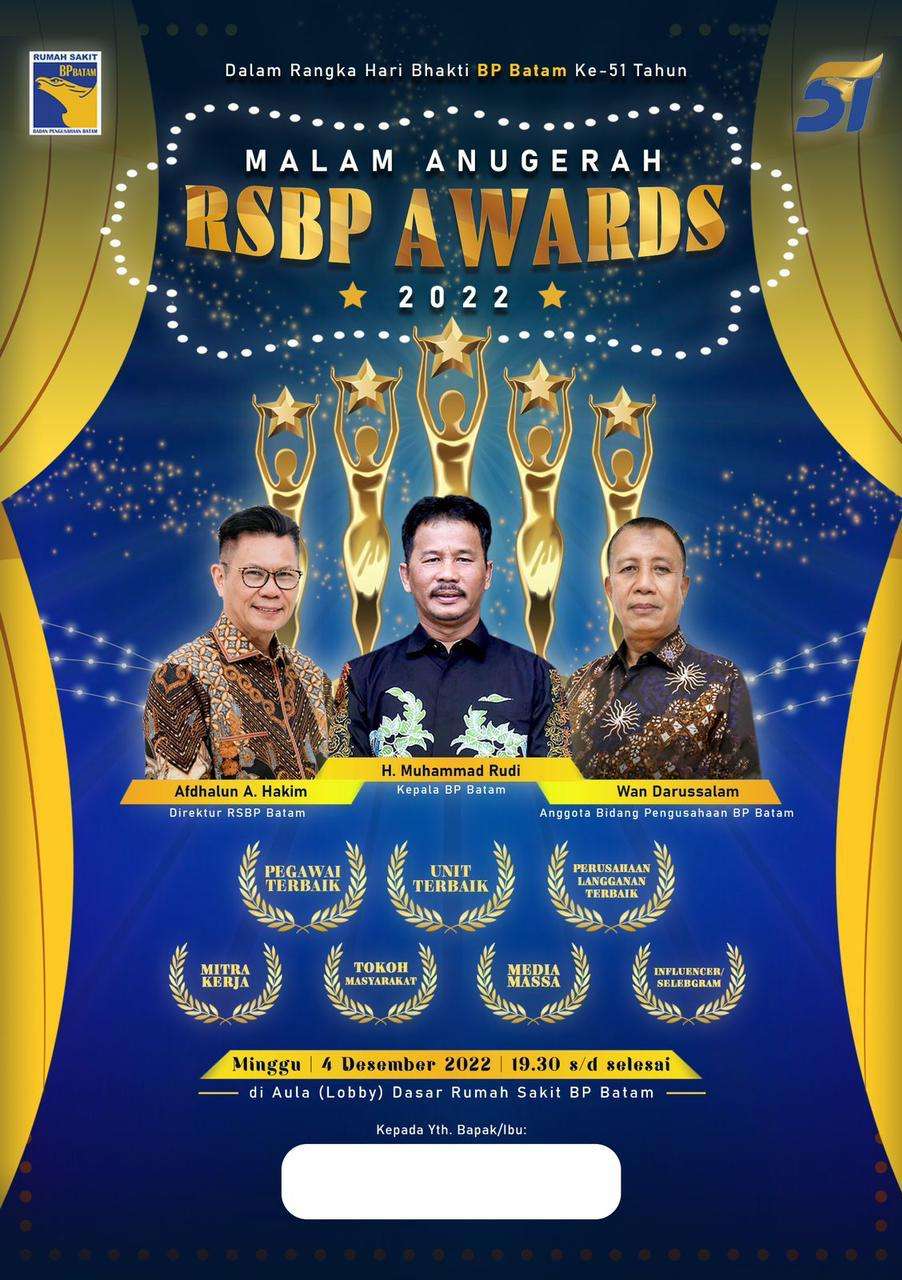 Pacu Semangat Melayani, RSBP Batam Gelar RSBP Awads 2022 - BP Batam