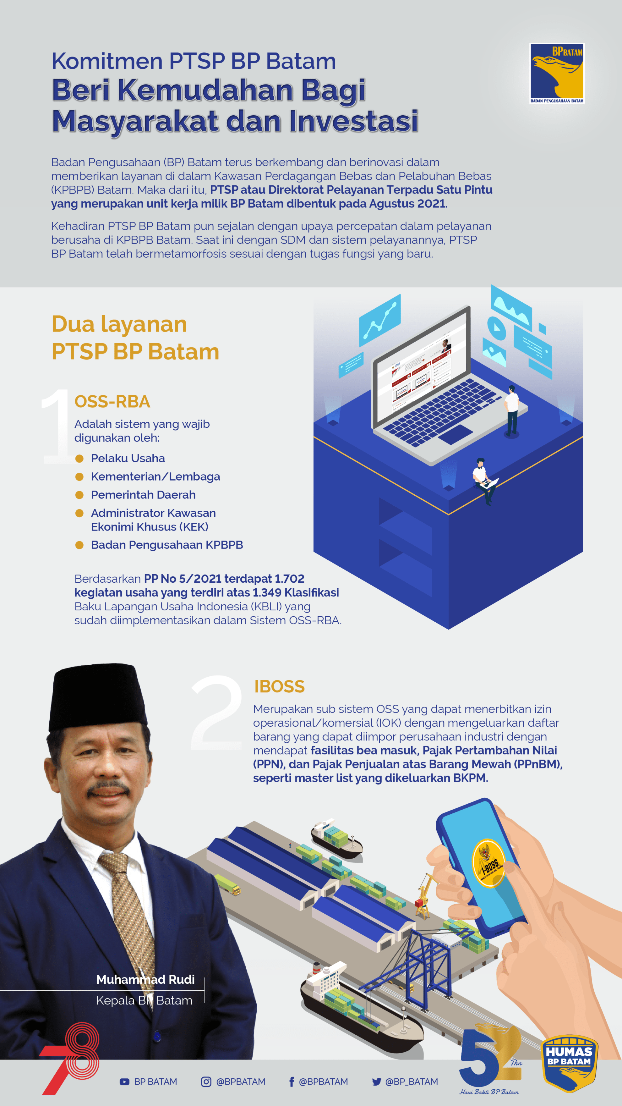 Komitmen PTSP BP Batam Beri Kemudahan bagi Masyarakat dan Investasi - BP Batam